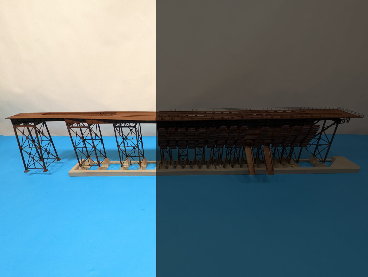 Concrete Ore Dock – Right Side – Approach – Narrow Chute - Model ...