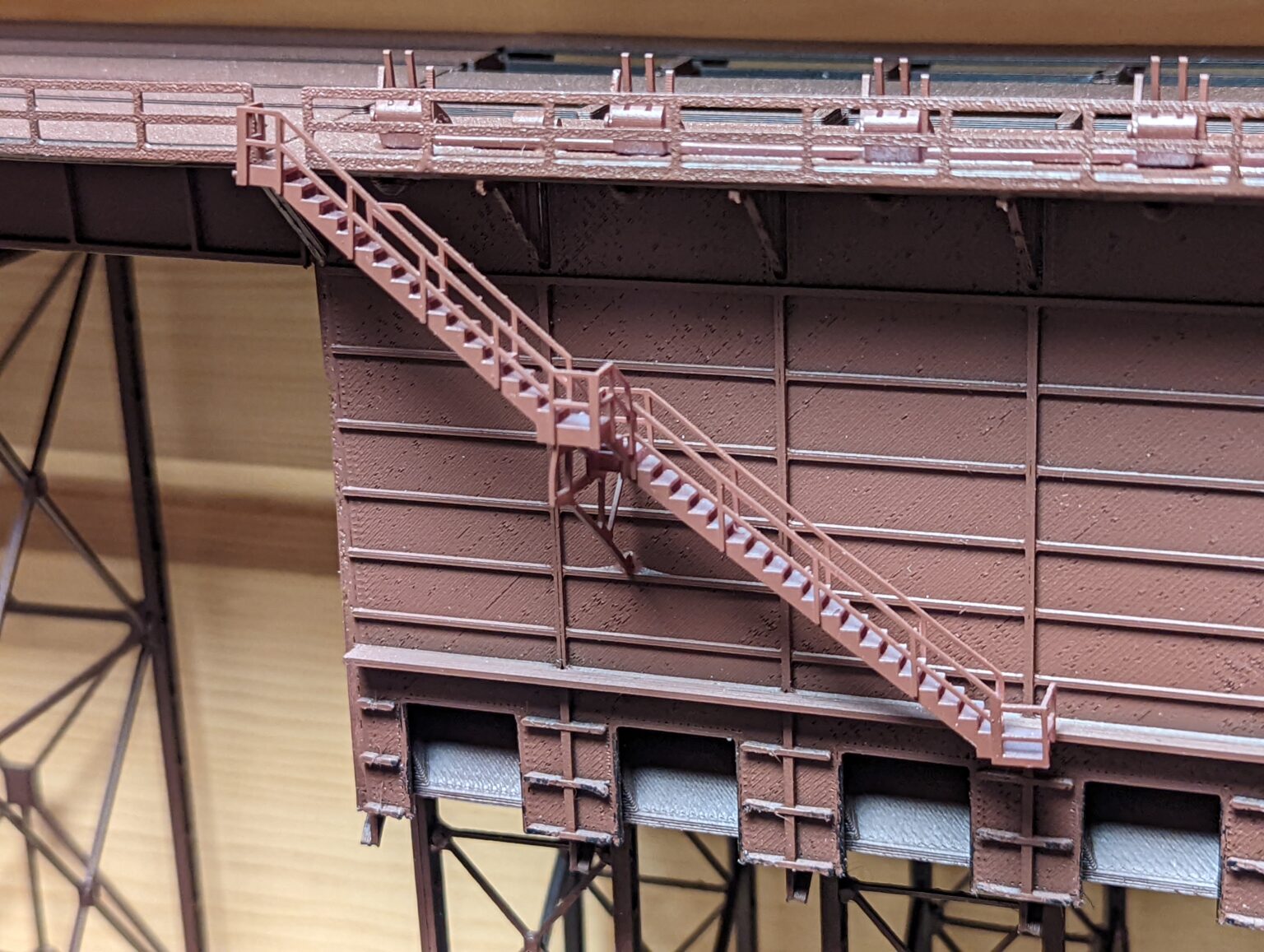 Dock Side Stairs - Model Railroad Engineering