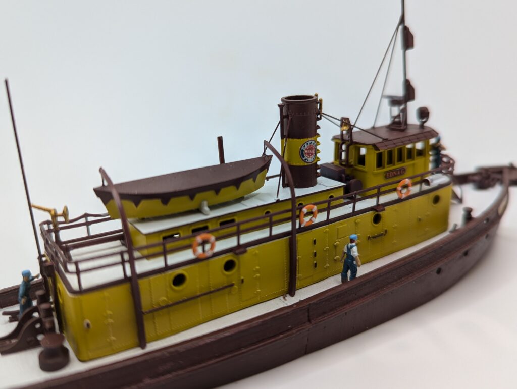 Edna G Tug Boat Kit (Present Version) - Model Railroad Engineering