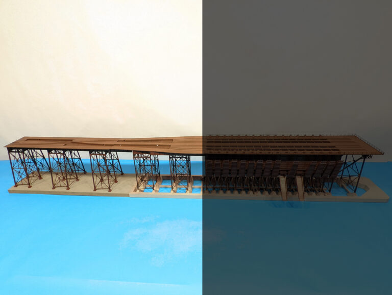 Ore Dock – Dual Sided – Standard Approach - Model Railroad Engineering