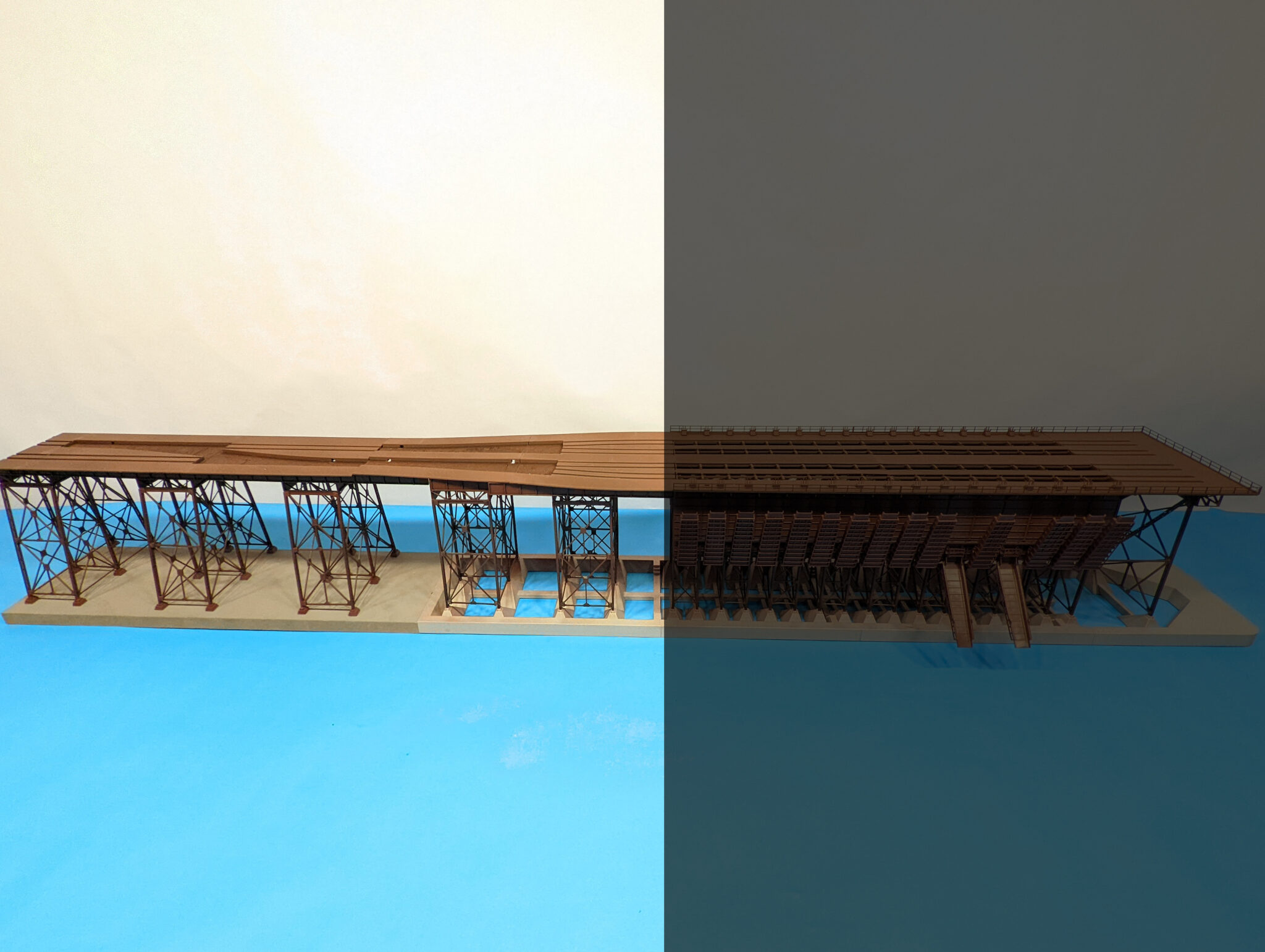 Steel Ore Dock – Dual Sided – Approach – Narrow Vertical Rib Chute ...