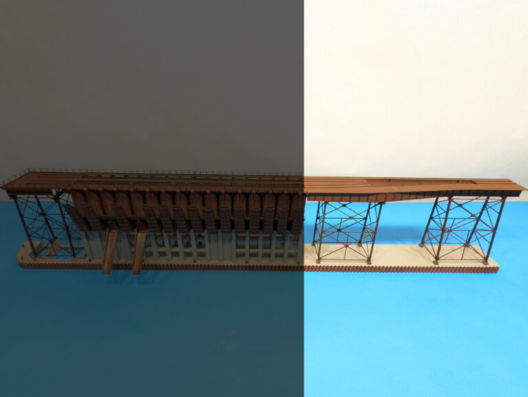 Marquette Ore Dock – Left Side – Approach - Model Railroad Engineering