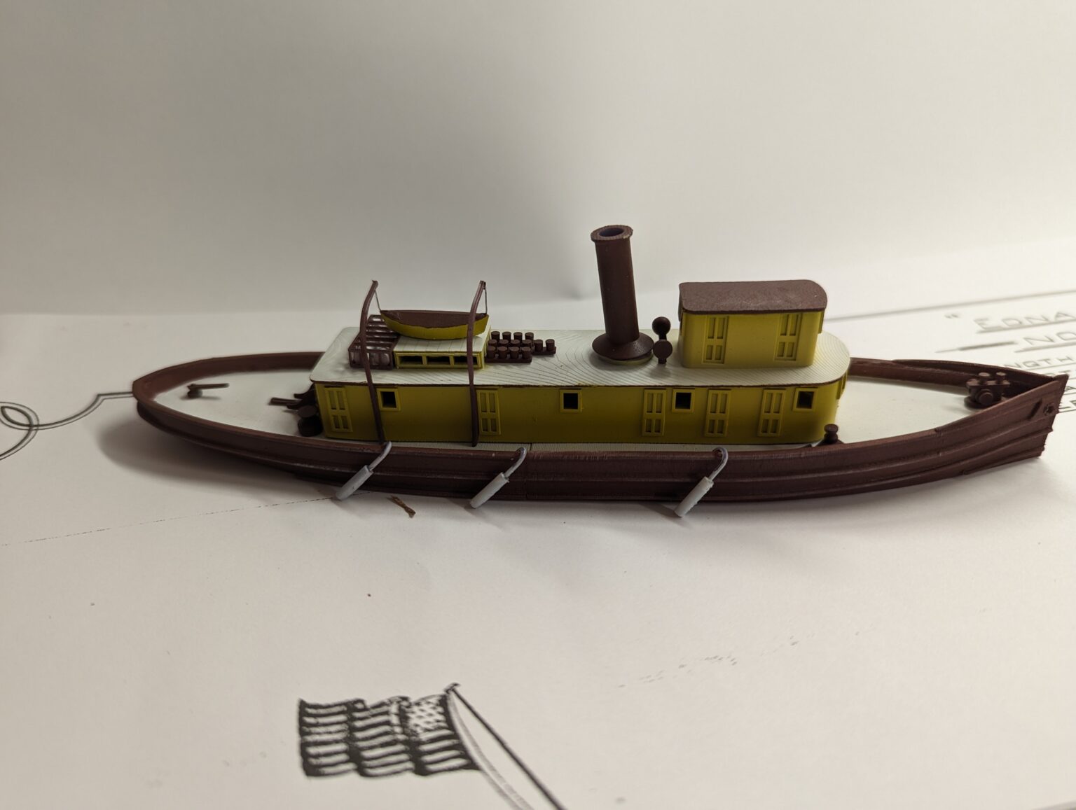 Edna G Tug Boat (1896 Version) Prototype - Model Railroad Engineering