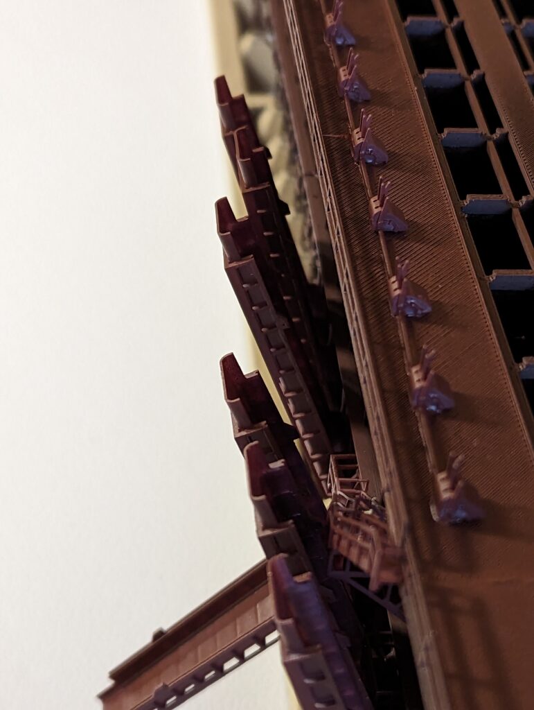 Narrow Chute With Vertical Supports Standard Gate Up Position - Model ...