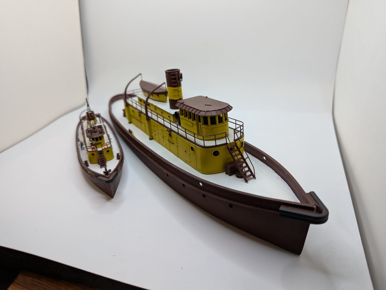 Edna G Tug Boat HO Scale - Model Railroad Engineering